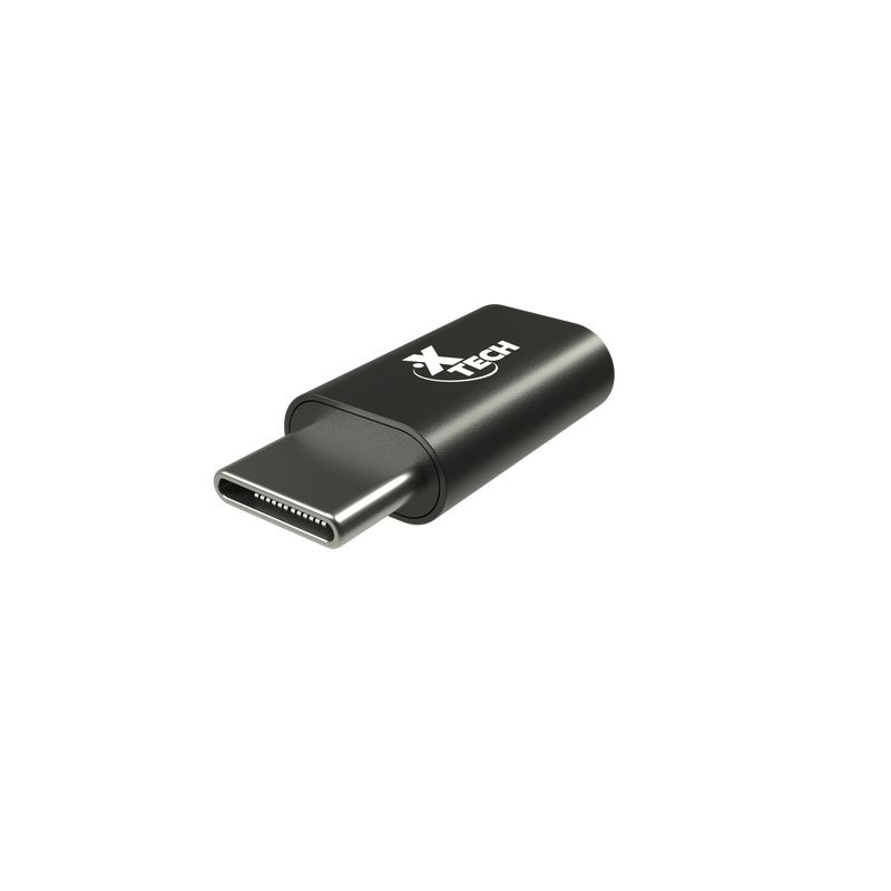 XTech USB Type-C Male to Micro-USB 2.0 Female Adapter